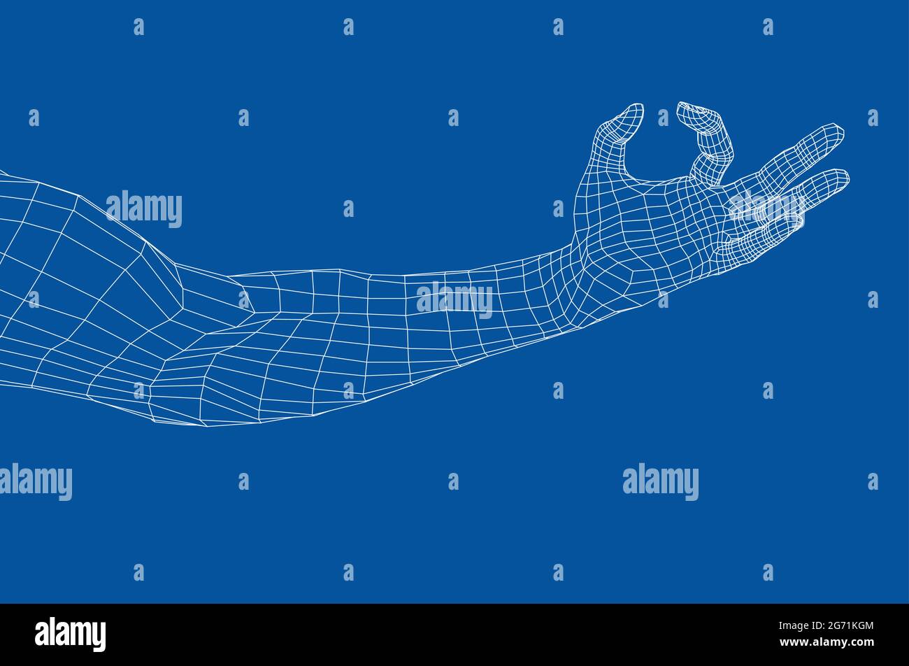 Hand hold some tiny or thin object. Vector Stock Vector Image & Art - Alamy