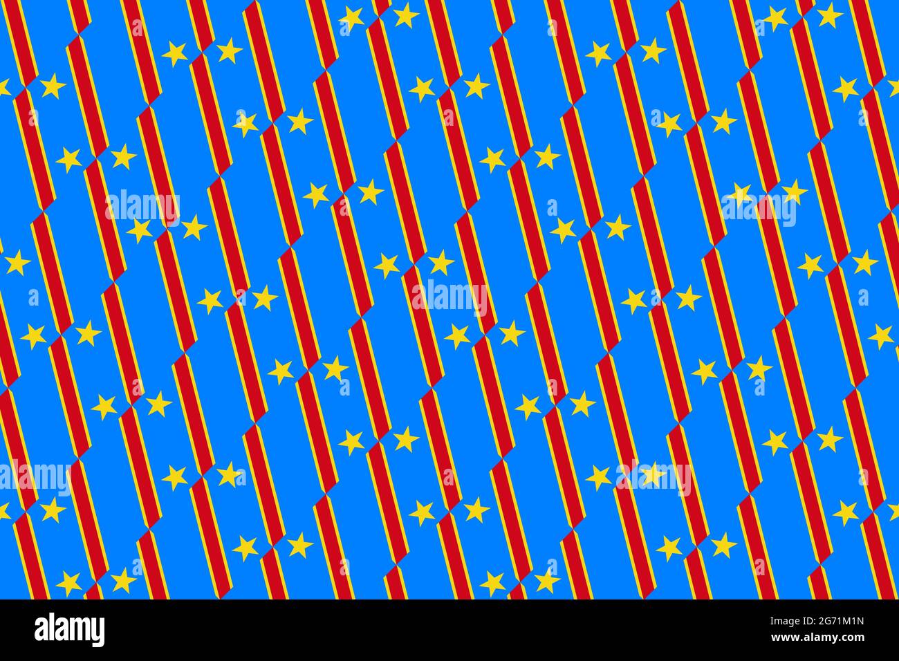 Simple geometric pattern in the colors of the national flag of ...
