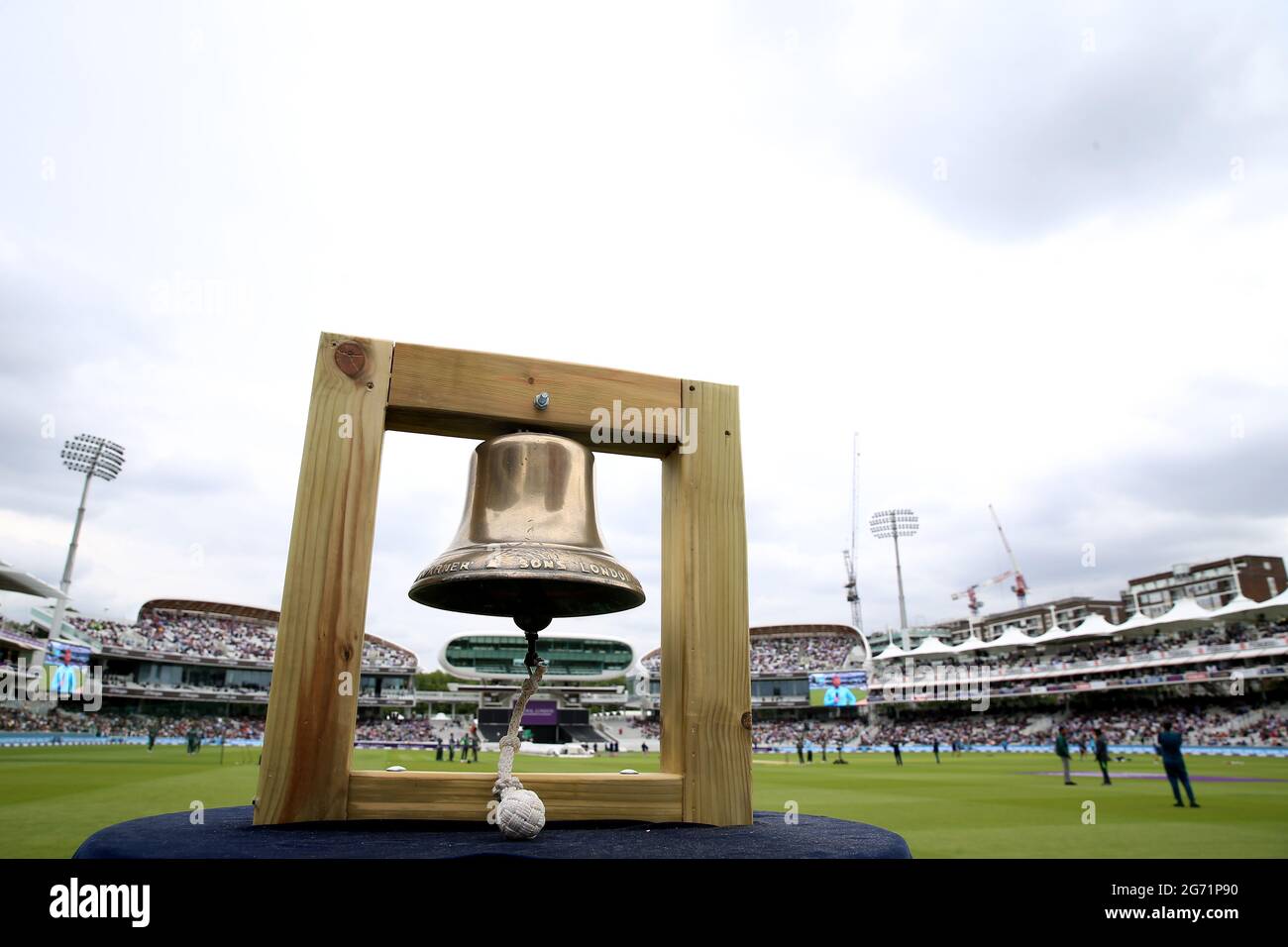 The five minute bell is seen before the second one day international ...