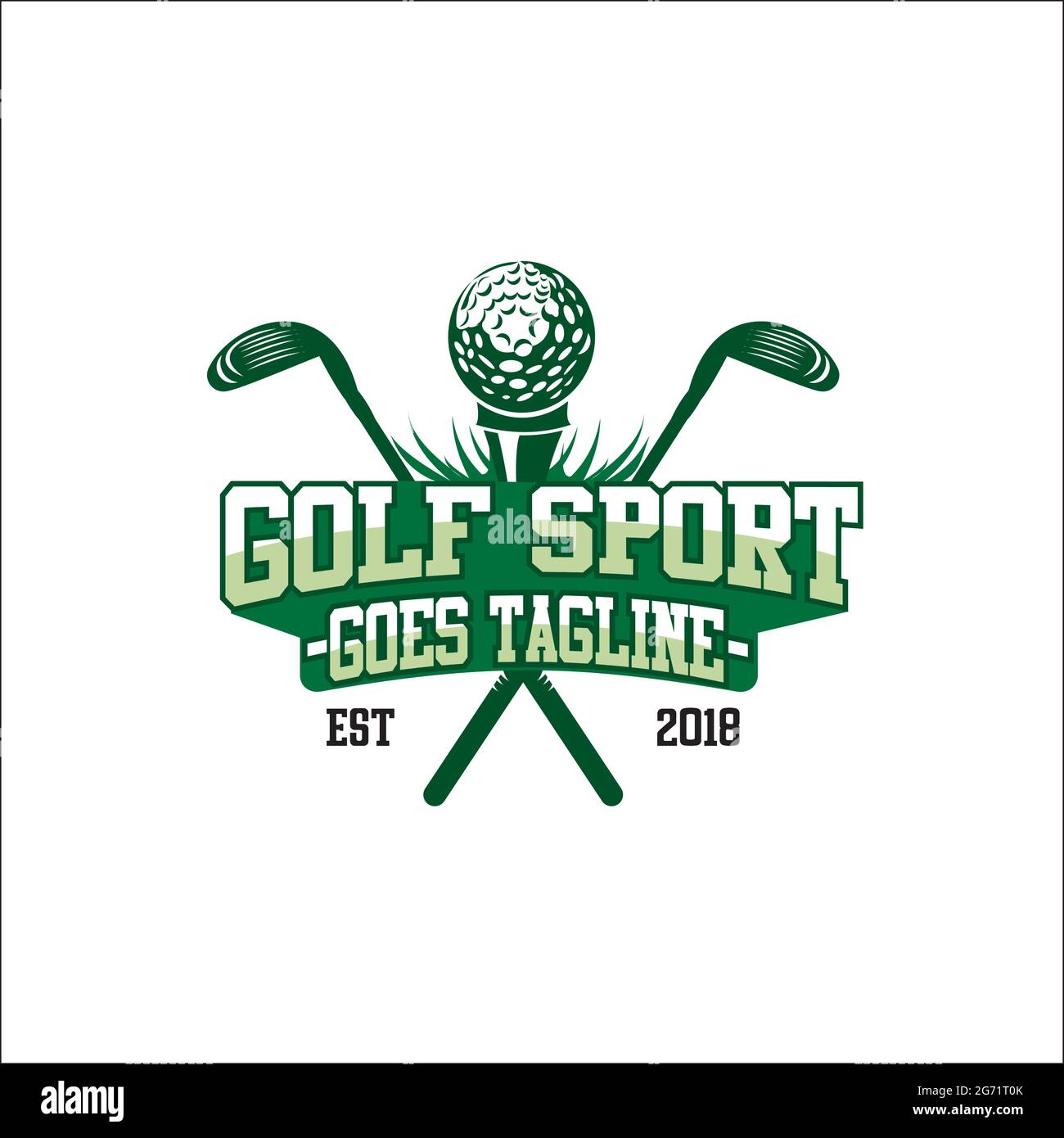 golf sport creative / logo design inspiration Stock Vector Image & Art ...