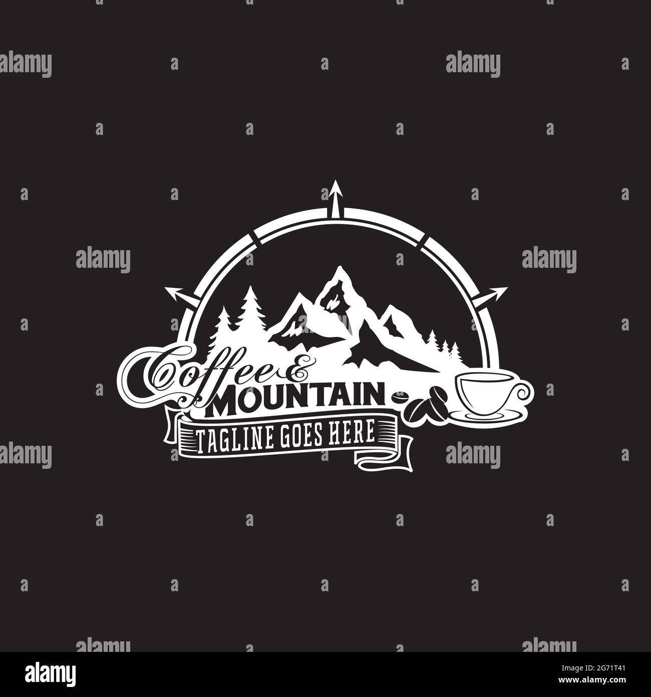Camp beans Stock Vector Images - Alamy
