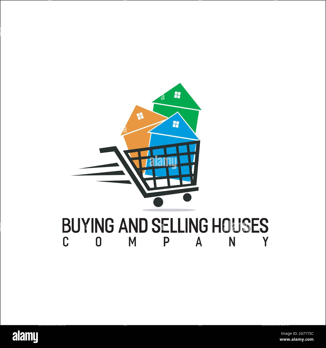 Buying and selling houses Stock Vector Images - Alamy