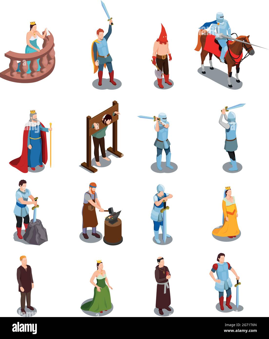 Medieval Priest Illustration High Resolution Stock Photography and ...