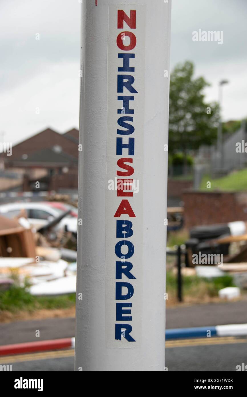 Irish sea border hi-res stock photography and images - Alamy