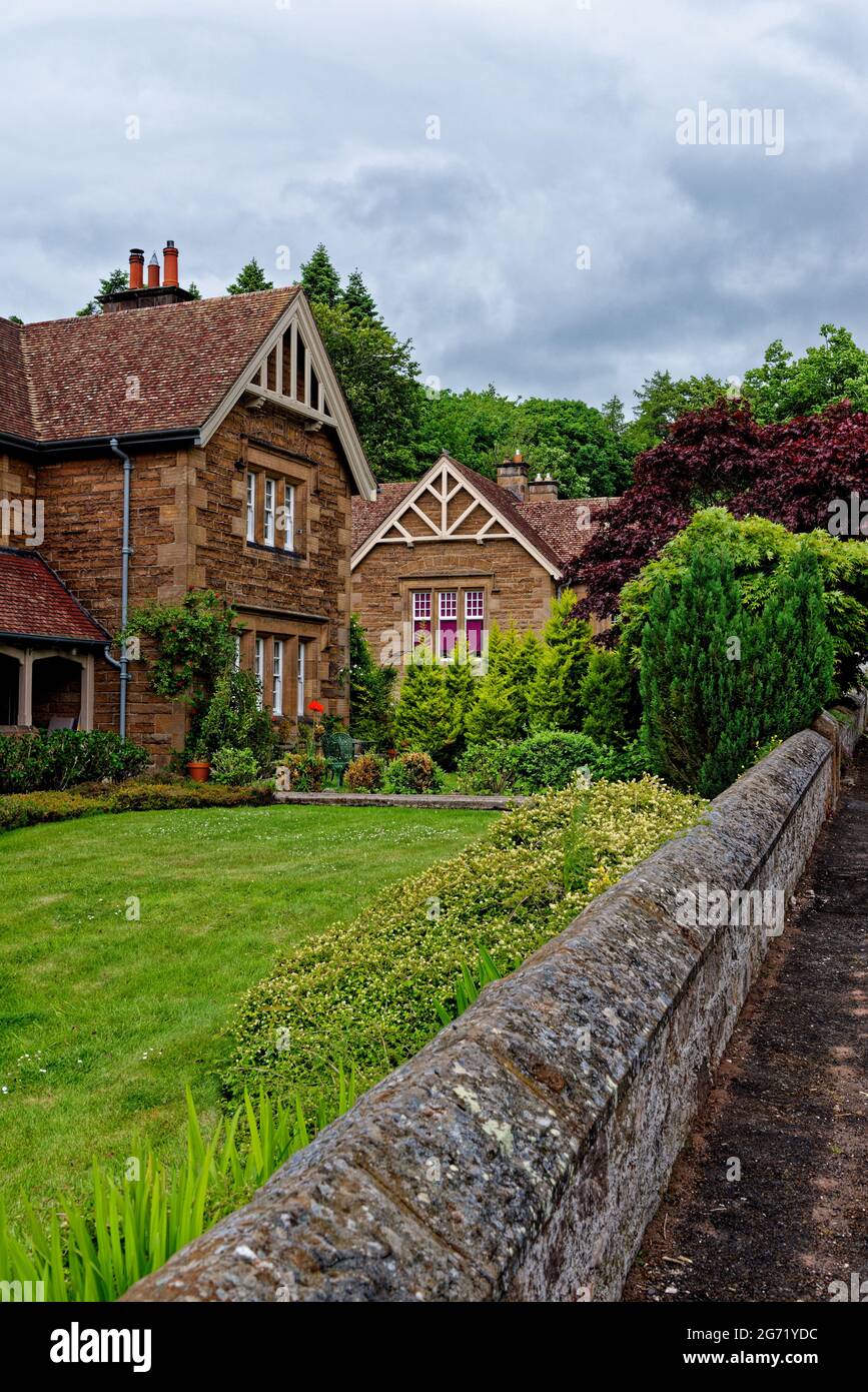 The village of Ford and Etal in County of Northumberland - England ...
