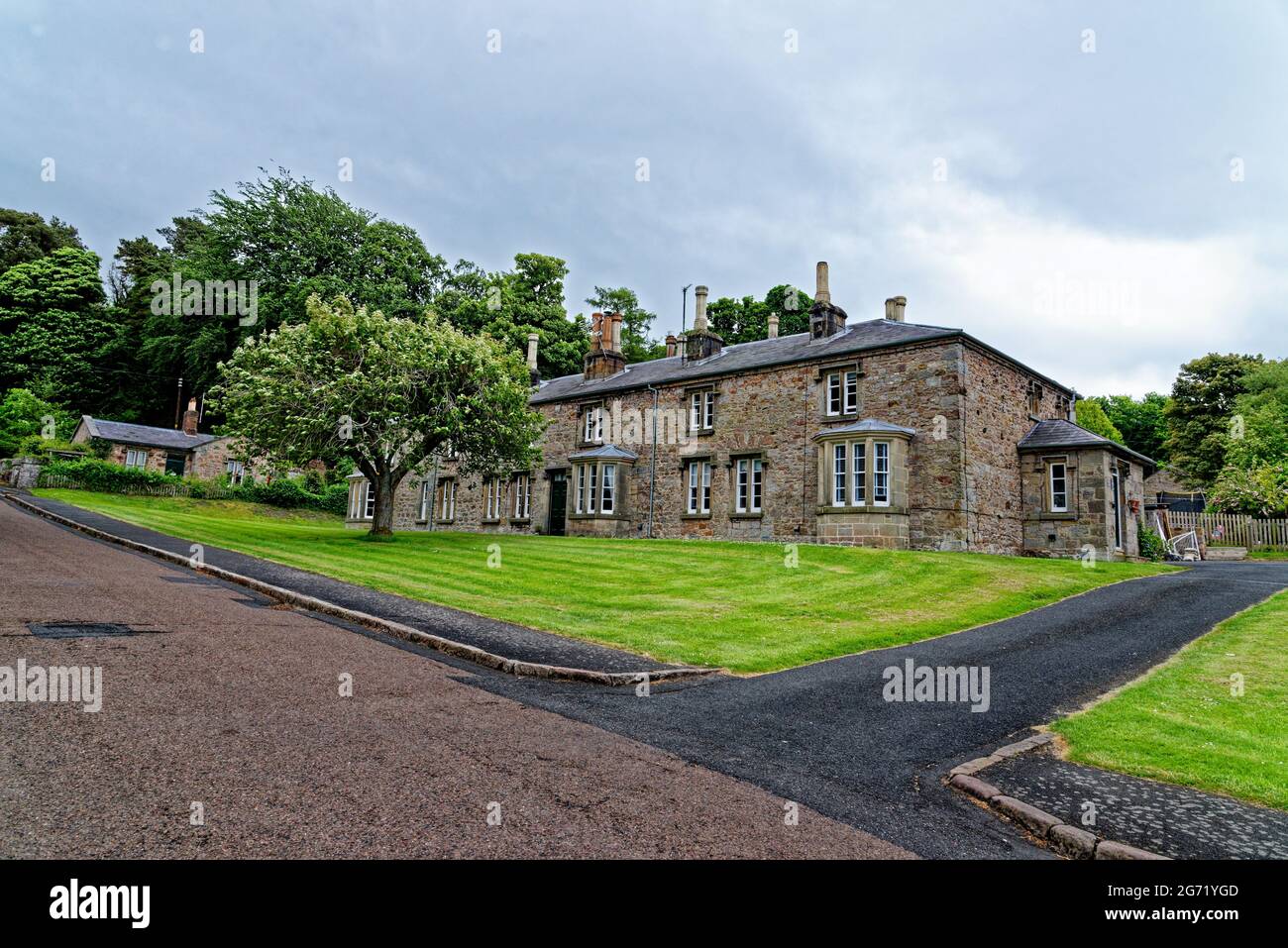 The village of Ford and Etal in County of Northumberland - England ...