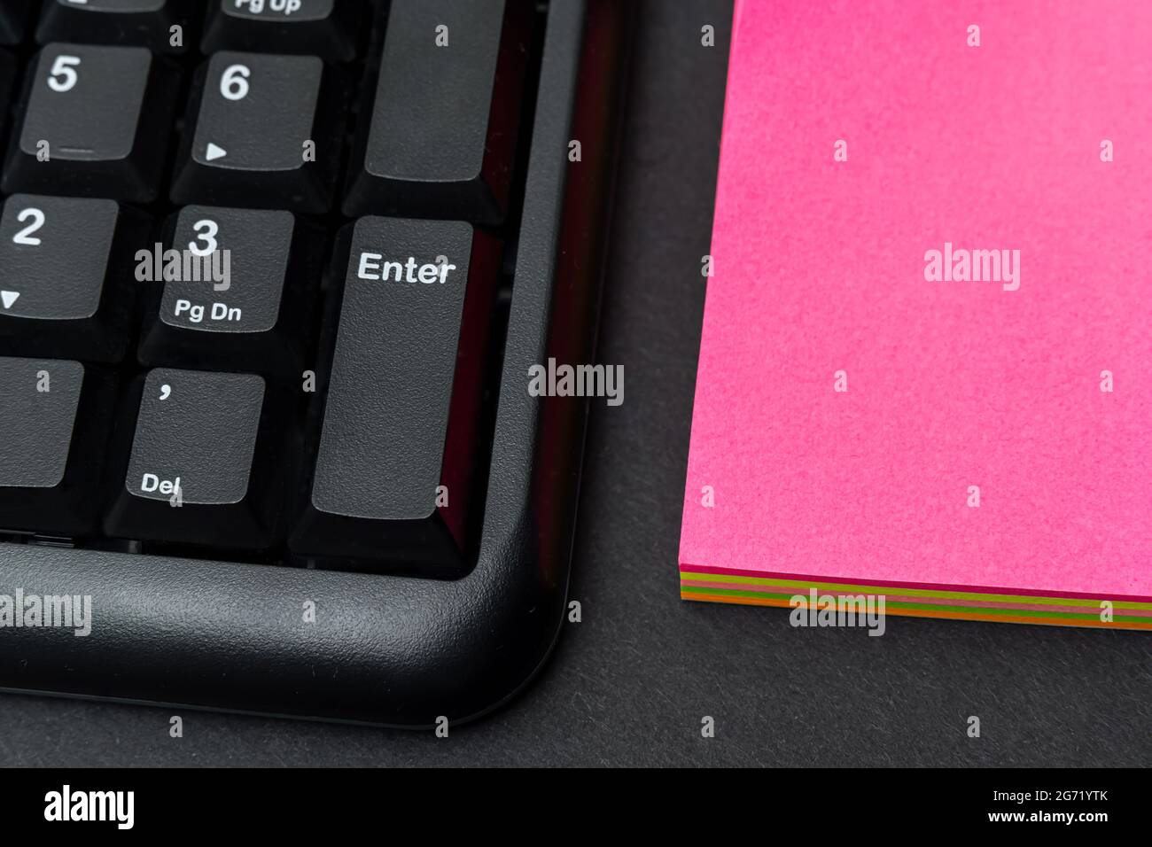 Hands Pointing Pressing Computer Keyboard Keys Typewriting New Ideas ...