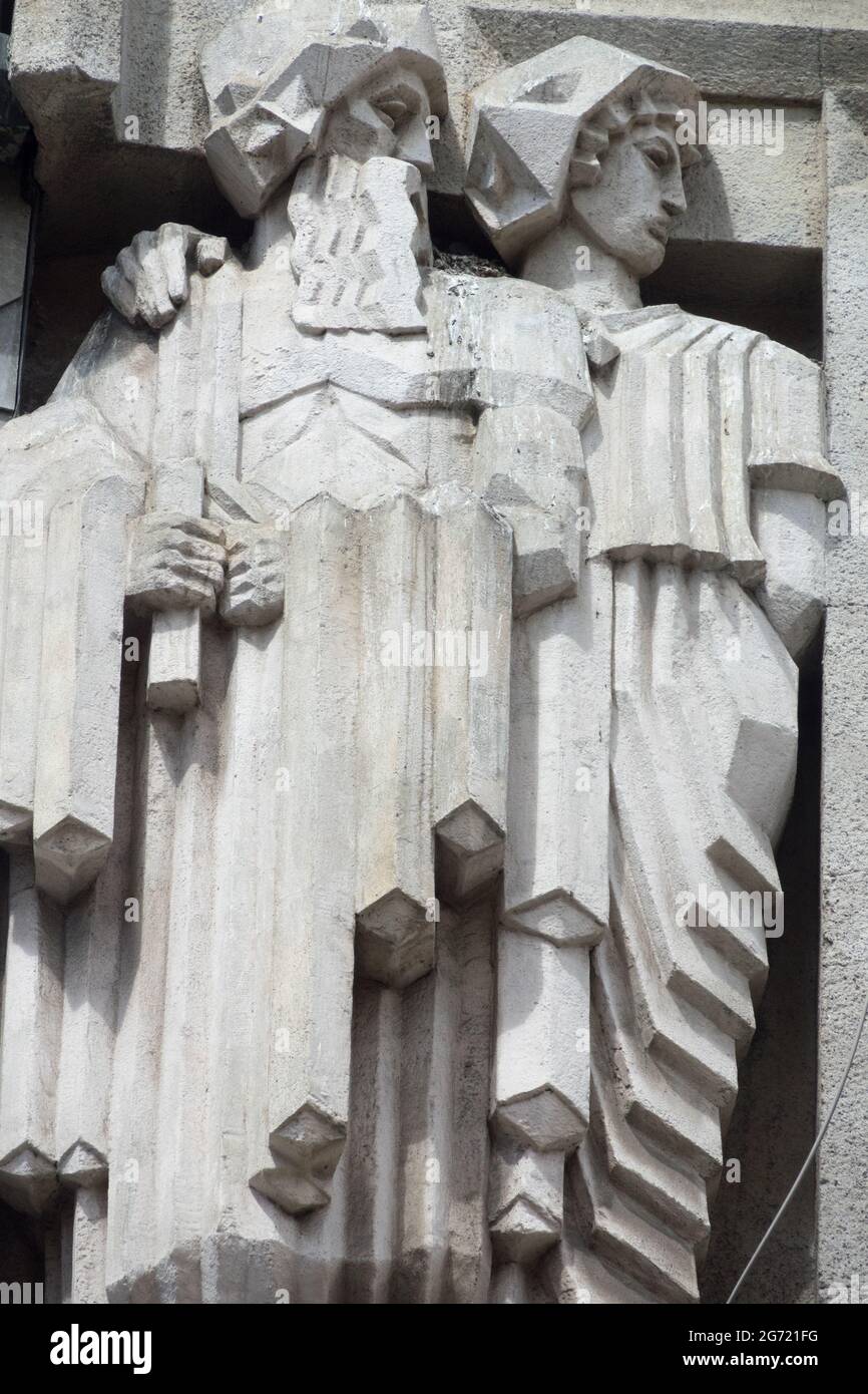 Diamant House Prague cubist building 1913, cubist architecture detail ...