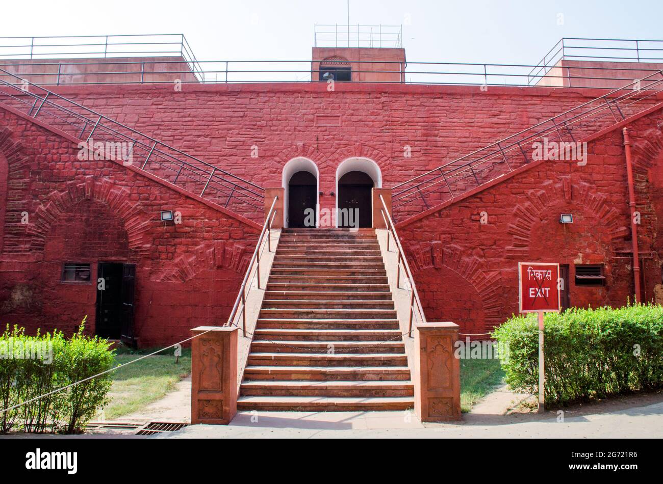 inside view at delhi redfort Stock Photo - Alamy