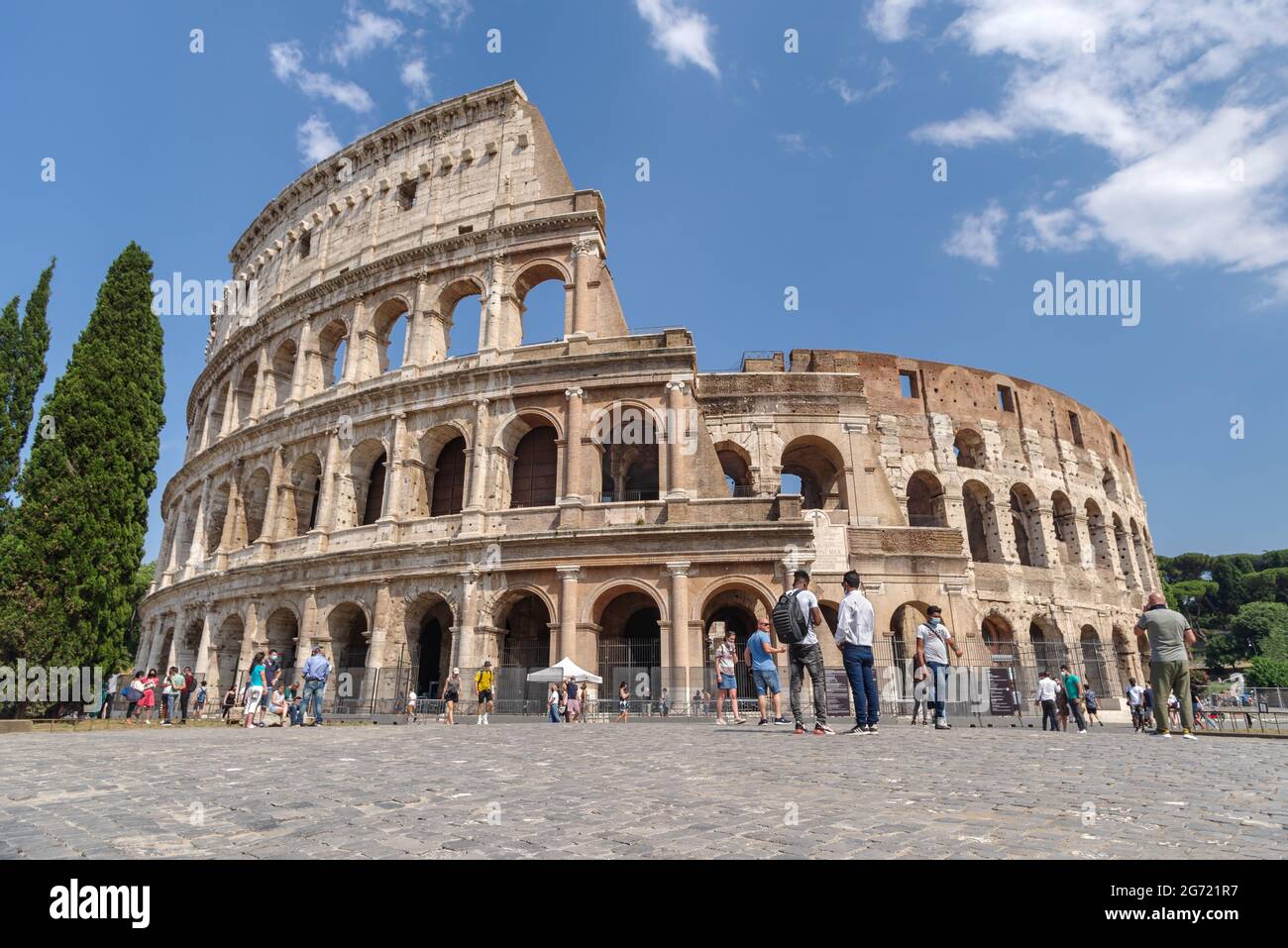 Colosseum monument in Rome Stock Photo - Alamy