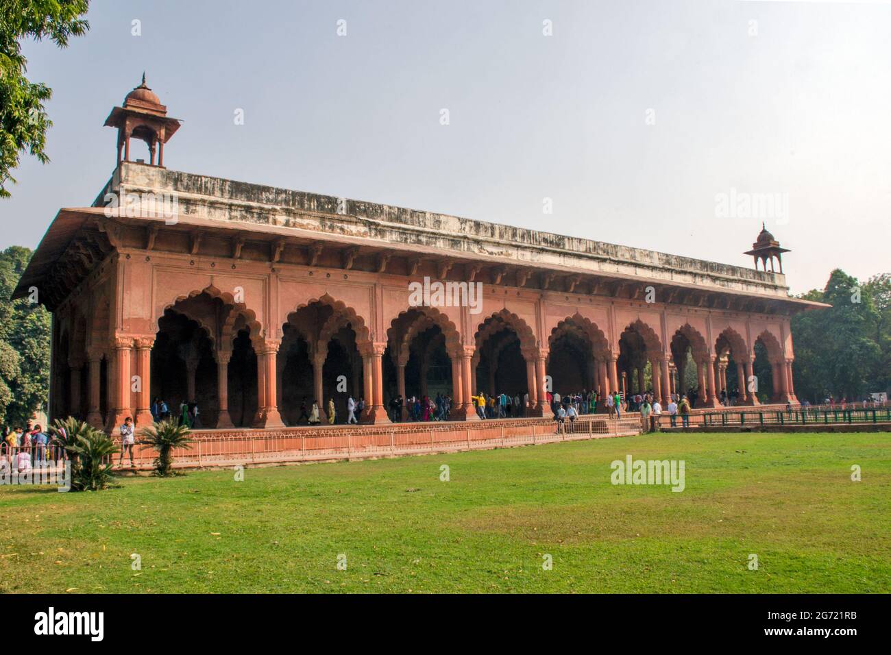 inside view at delhi redfort Stock Photo - Alamy