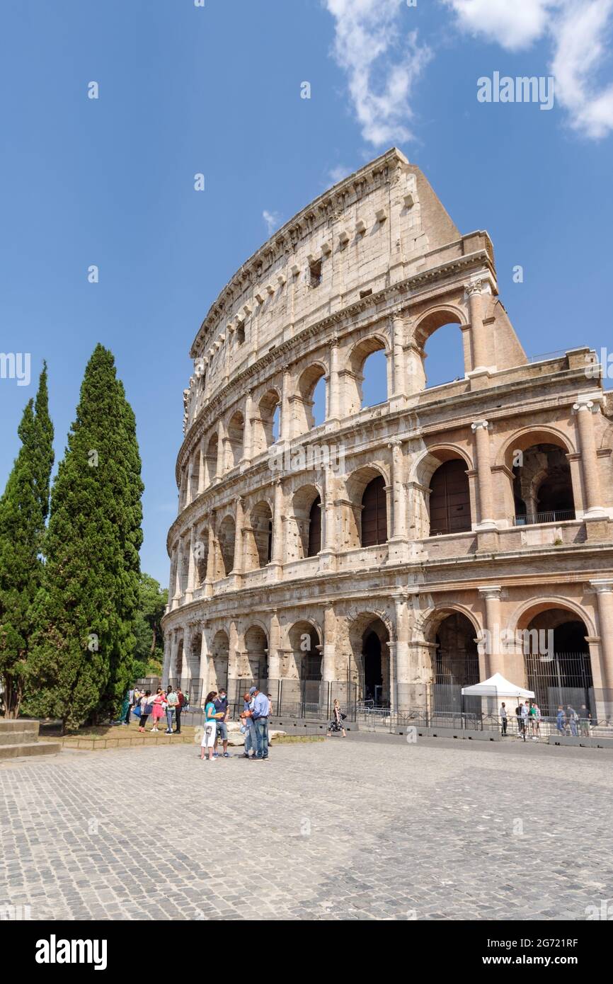 Colosseum monument in Rome Stock Photo - Alamy