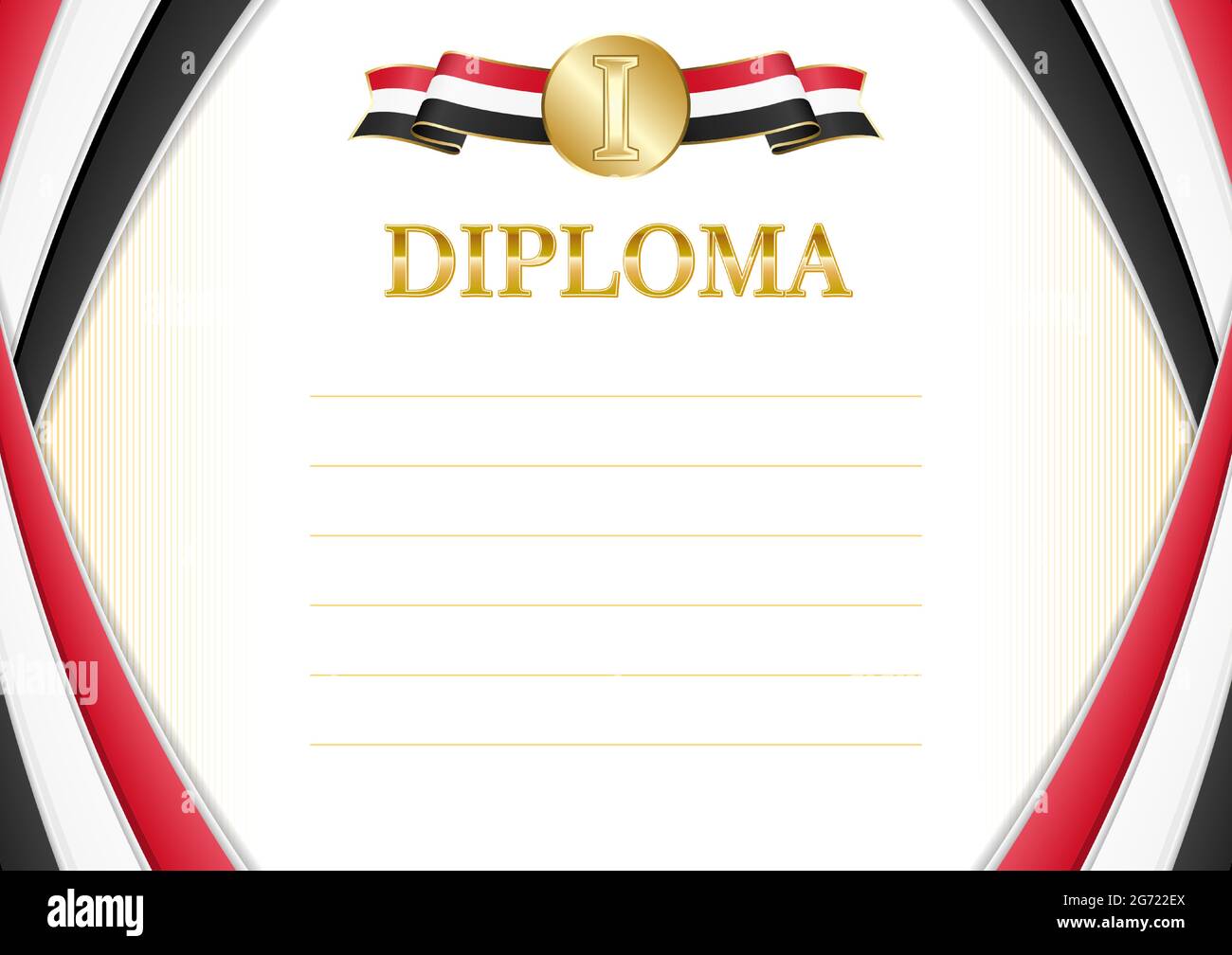 Horizontal frame and border with Syria flag, template elements for your ...