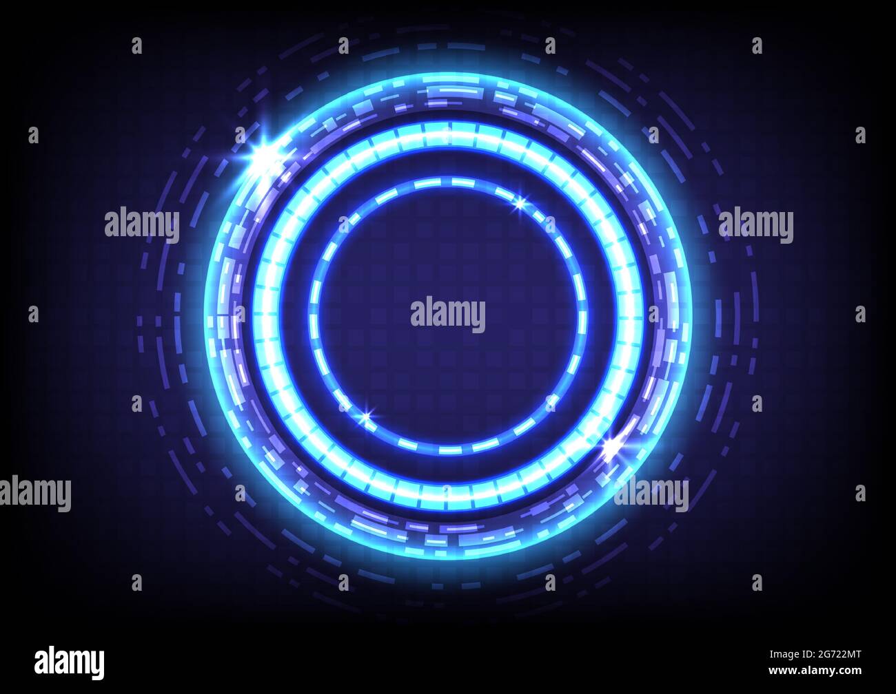 Abstract hologram hi-tech background. Virtual reality technology ...