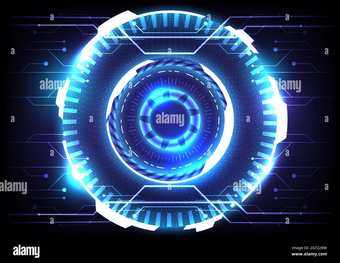 Element of computer data. Abstract hologram hi-tech background. Virtual ...