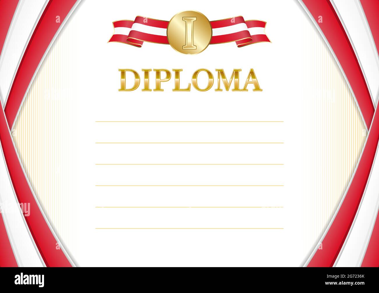 Horizontal frame and border with Peru flag, template elements for your ...