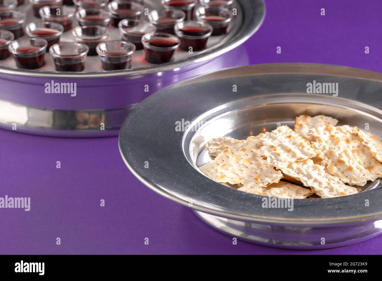 Communion Table With Elements