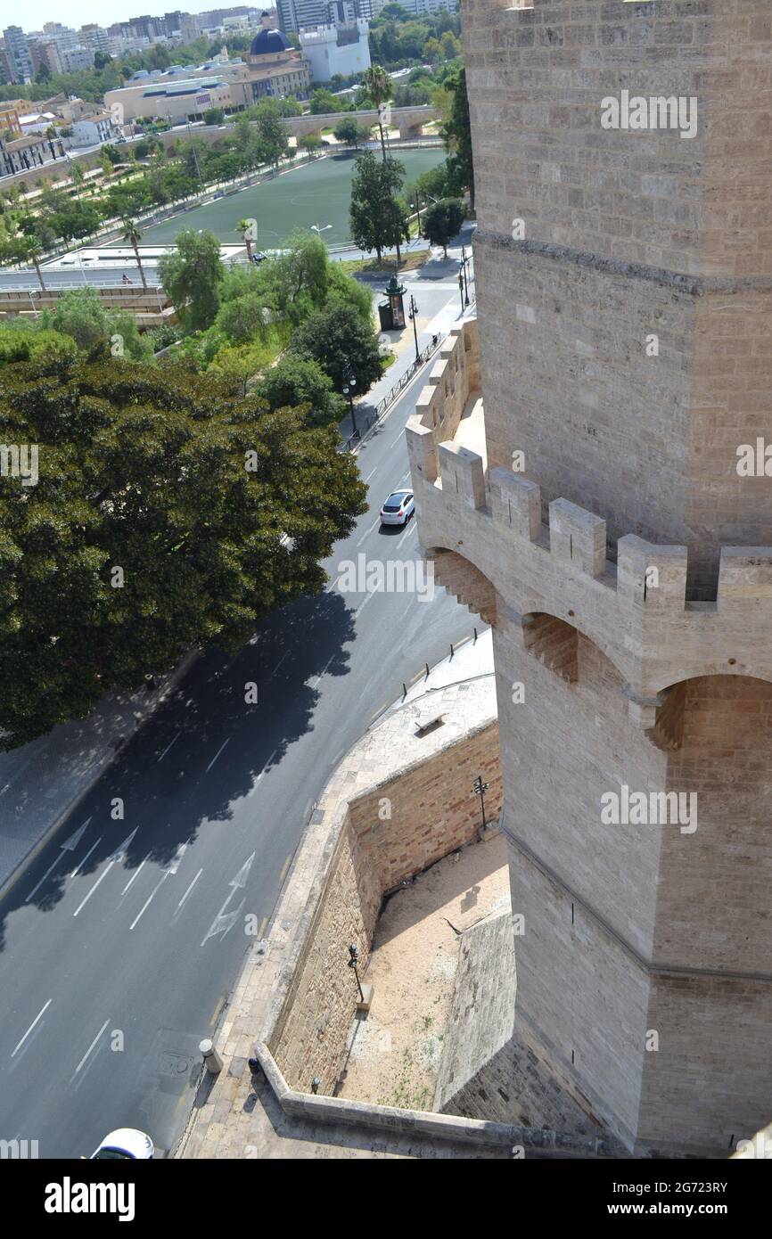 The streets of Valencia Stock Photo - Alamy
