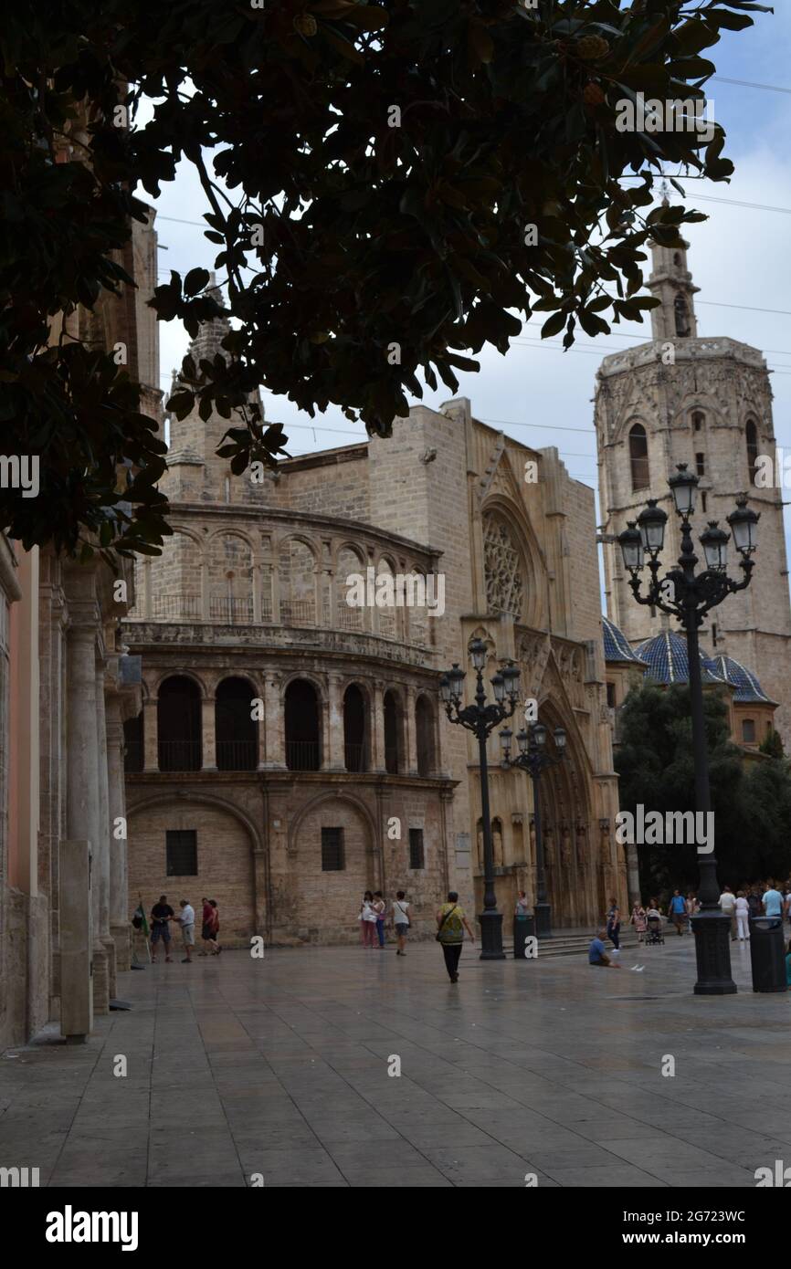 The streets of Valencia Stock Photo - Alamy