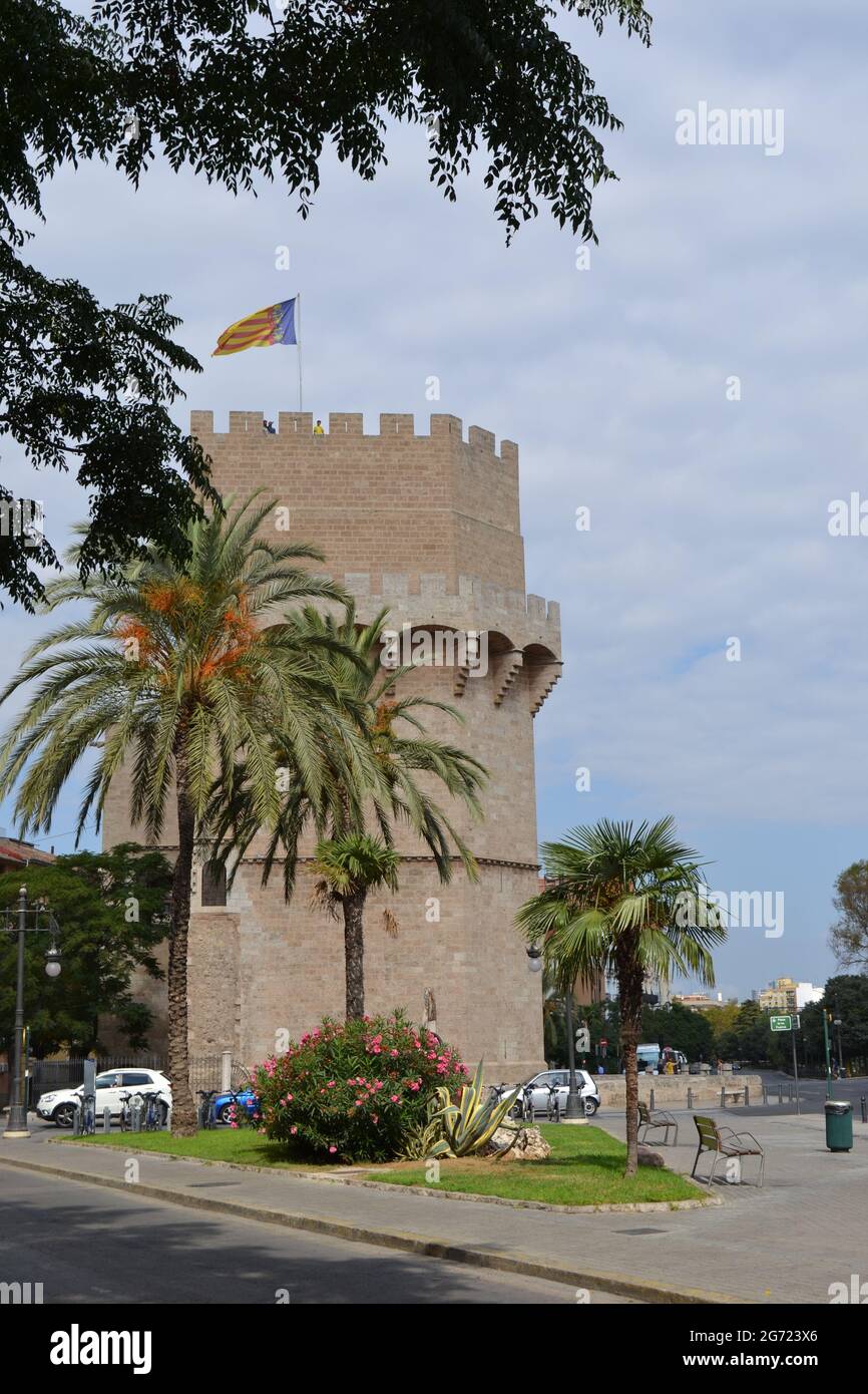Valencia old towers hi-res stock photography and images - Alamy
