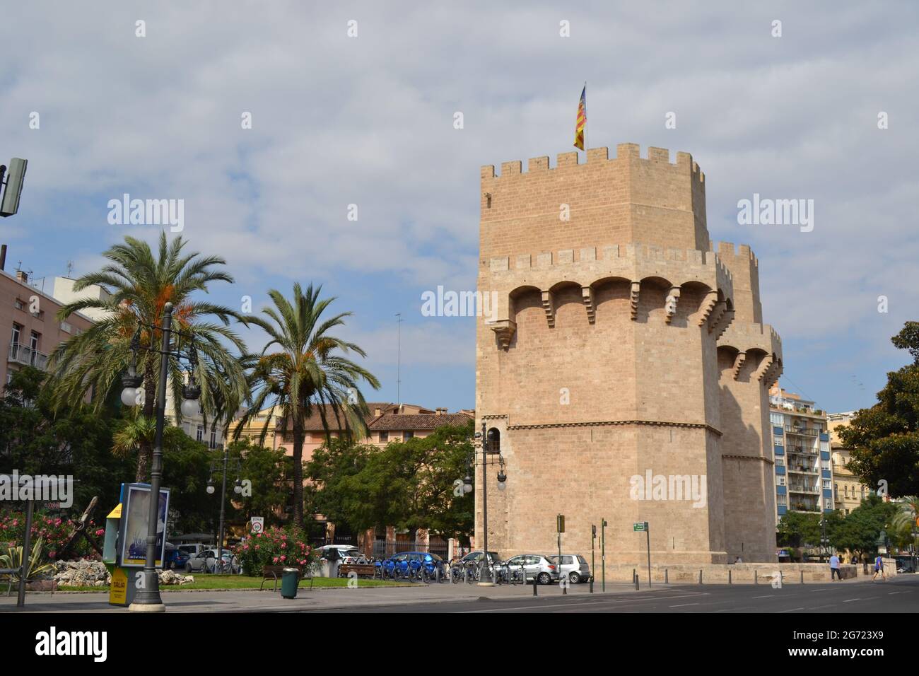 The tower of Valencia Stock Photo - Alamy