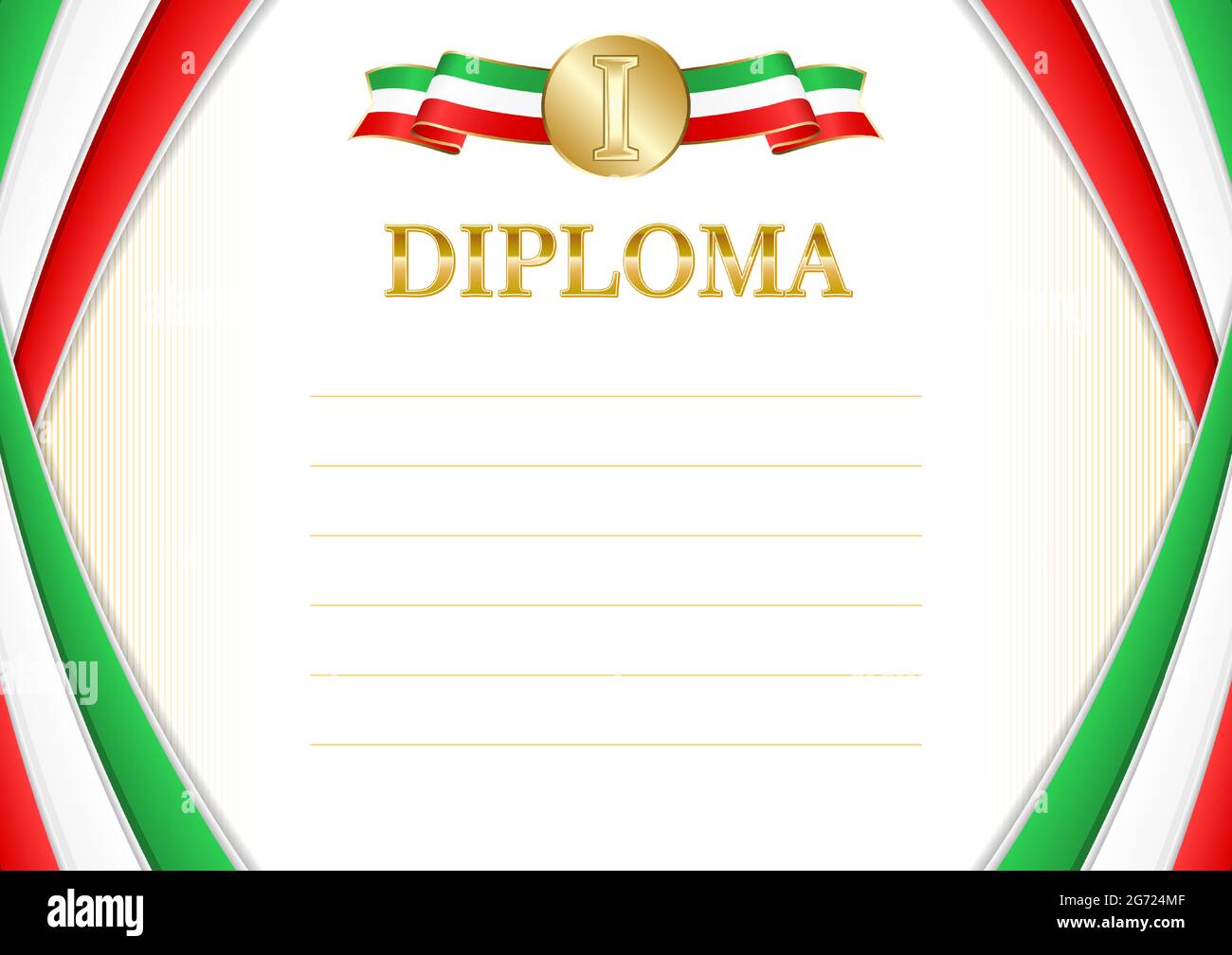 Horizontal frame and border with Iran flag, template elements for your ...