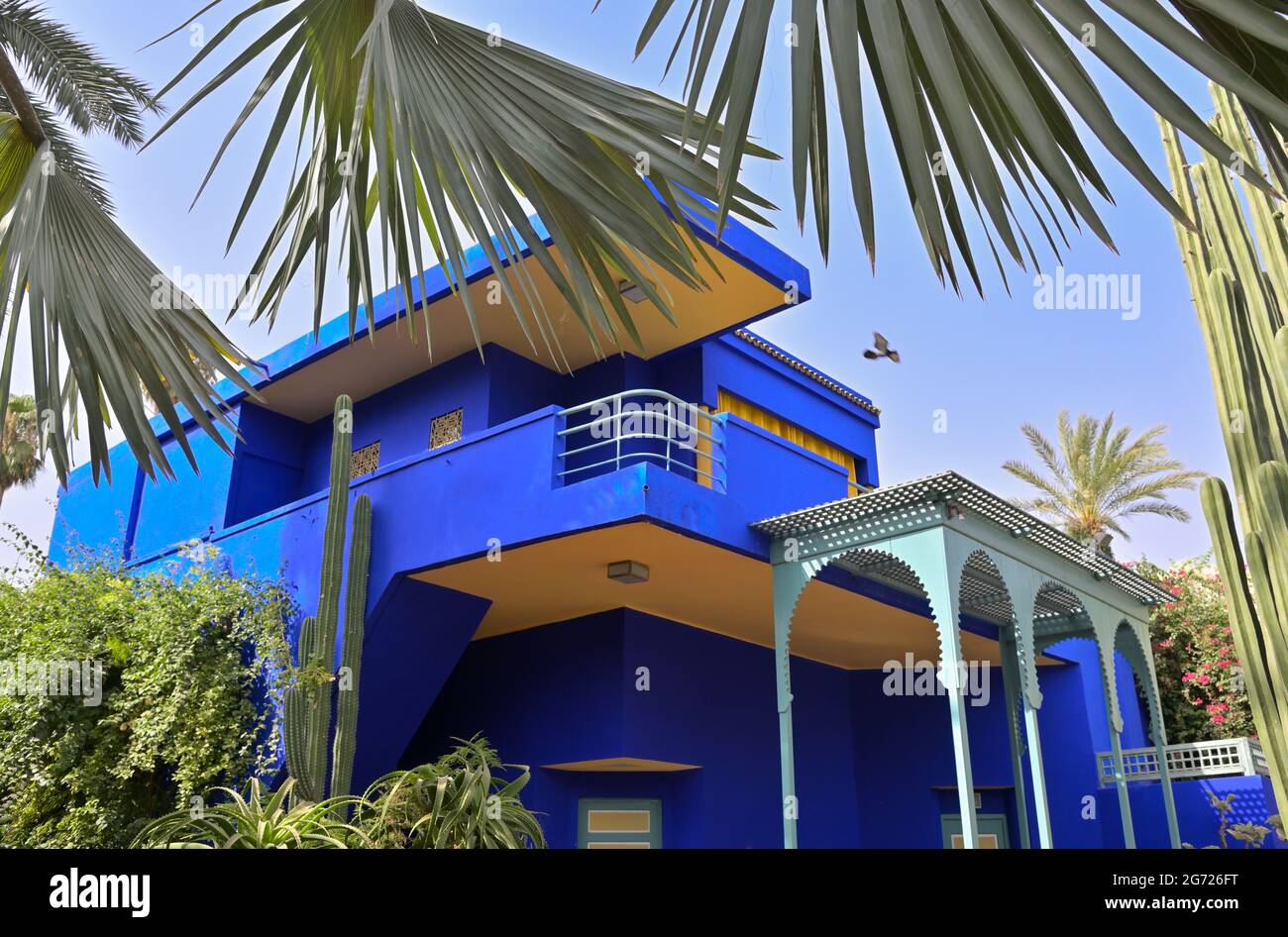 The YSL Museum and Majorelle Garden in Marrakesh, Morocco MA Stock ...