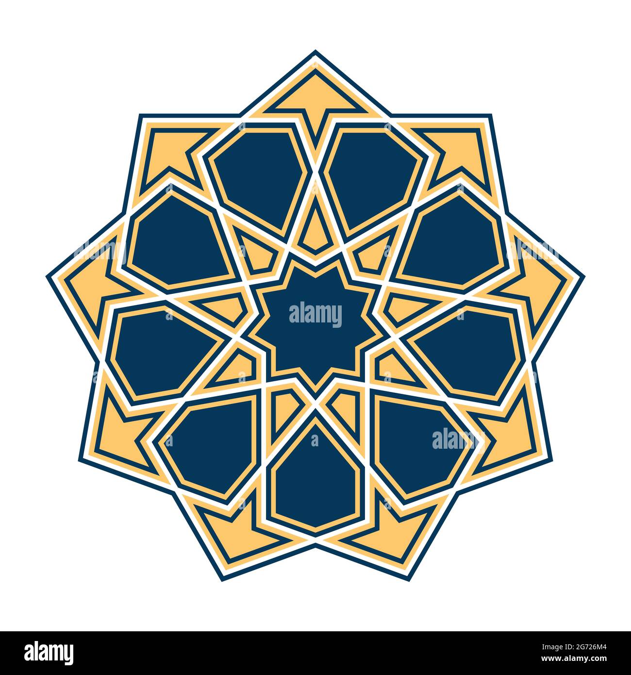Islamic traditional rosette for greetings cards decoration and design ...