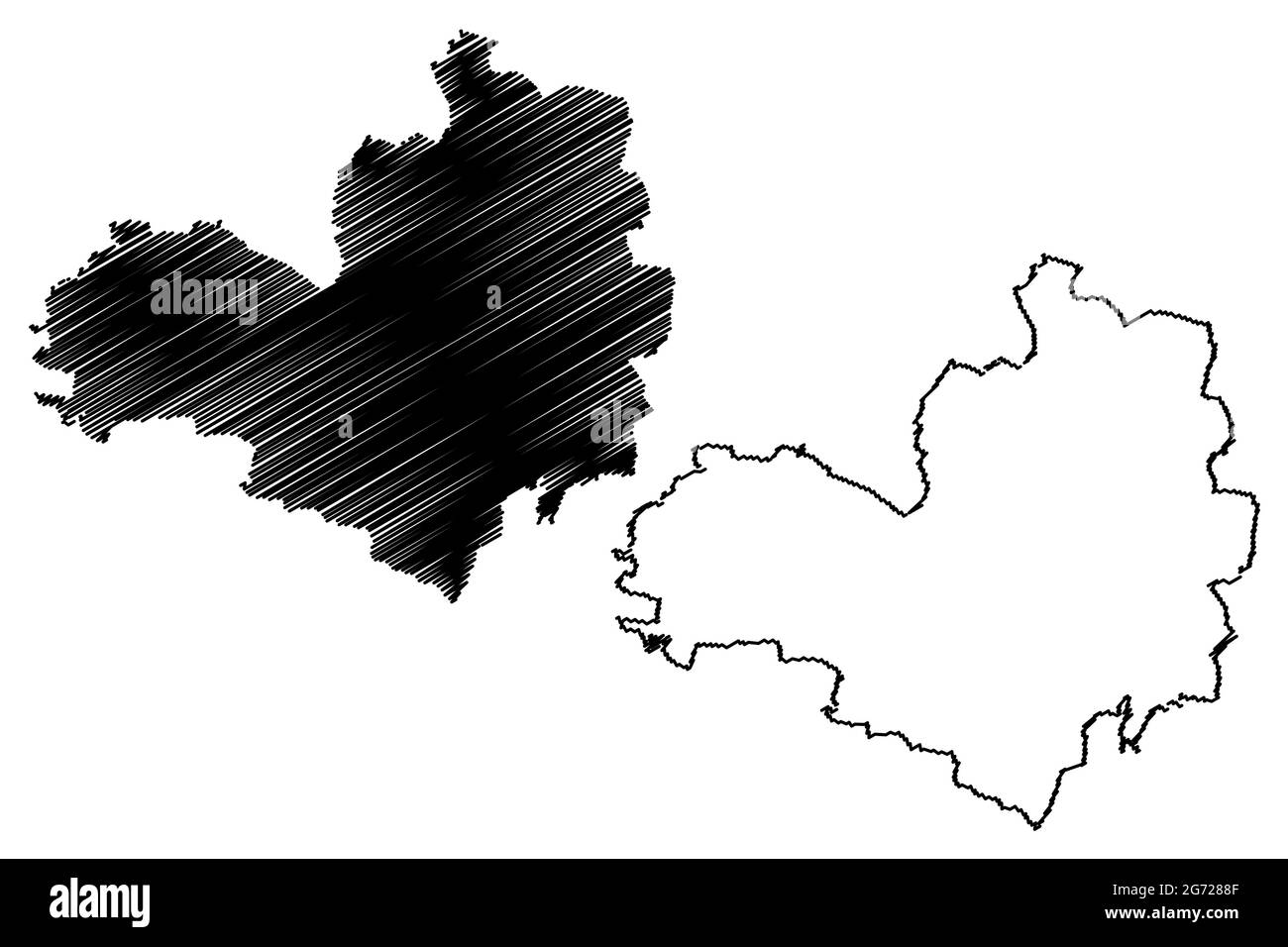 Eisenach city (Federal Republic of Germany, Urban district, Free State ...