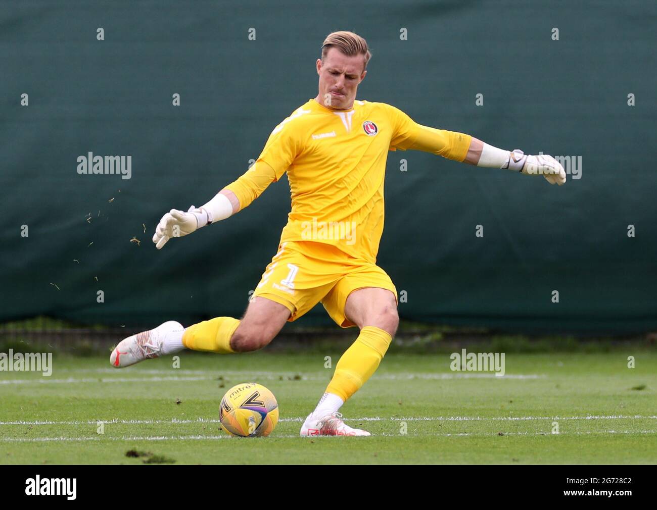Charlton Athletic goalkeeper Craig MacGillivray during the pre-season ...
