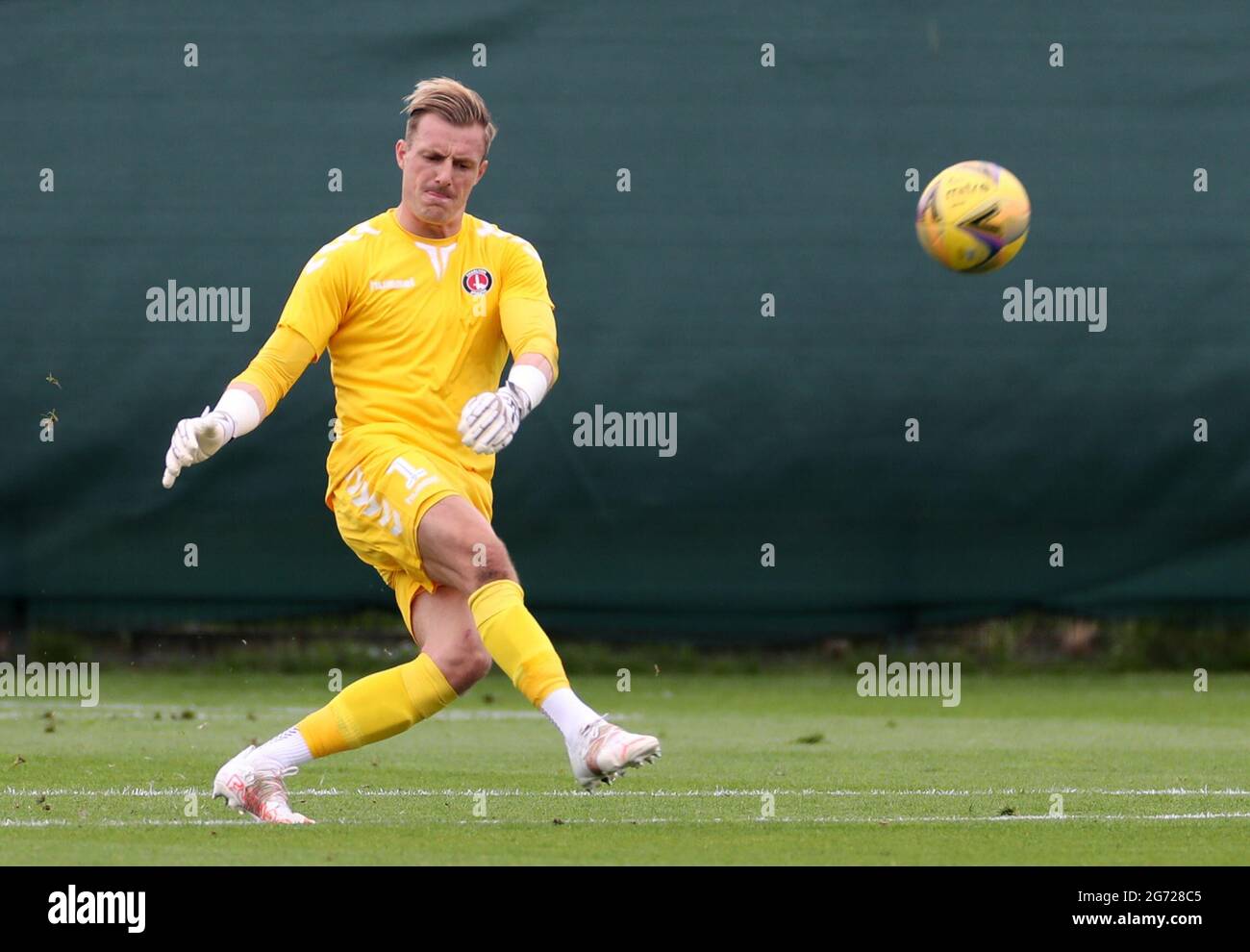 Charlton Athletic goalkeeper Craig MacGillivray during the pre-season ...