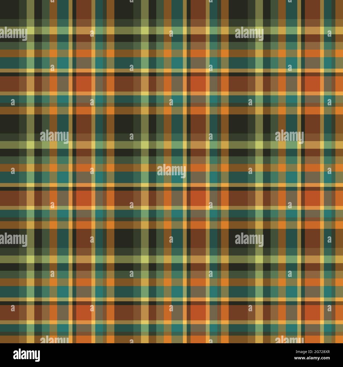 Check plaid seamless pattern. Vector background of textile ornament ...