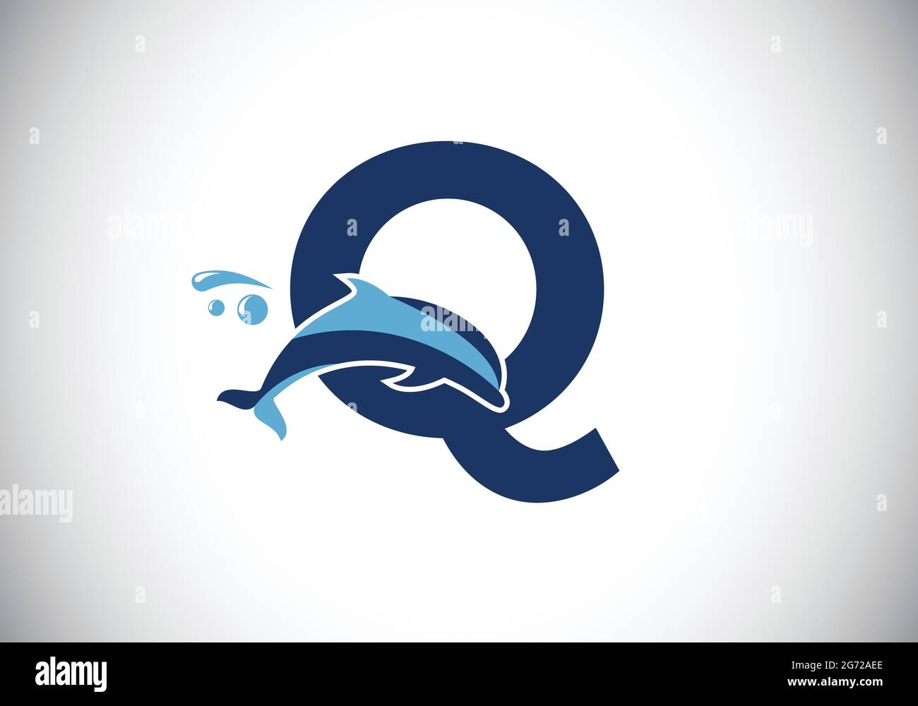 Q d logo Stock Vector Images - Alamy