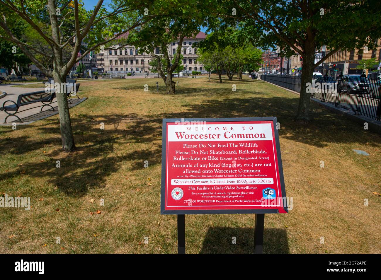 Historical view worcester massachusetts hi-res stock photography and ...
