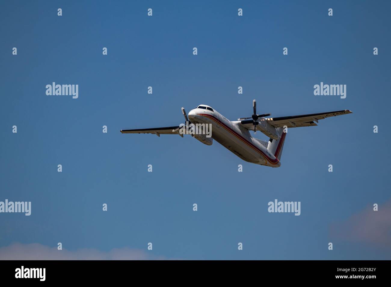 Montreal, Quebec, Canada - 06 27 2021: Air Inuit Dash8 300 cargo taking ...