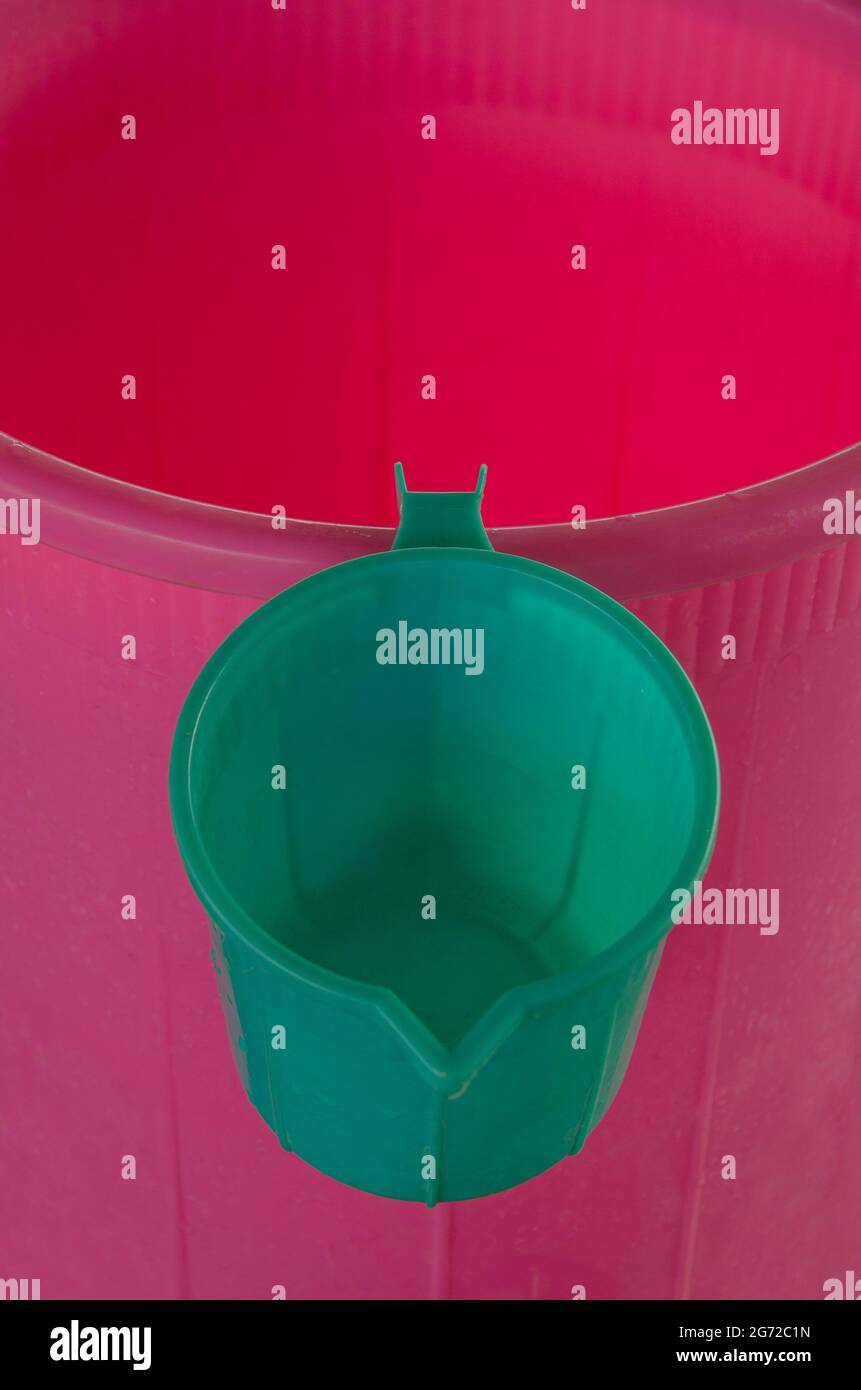 Plastic bucket and mug hi-res stock photography and images - Alamy