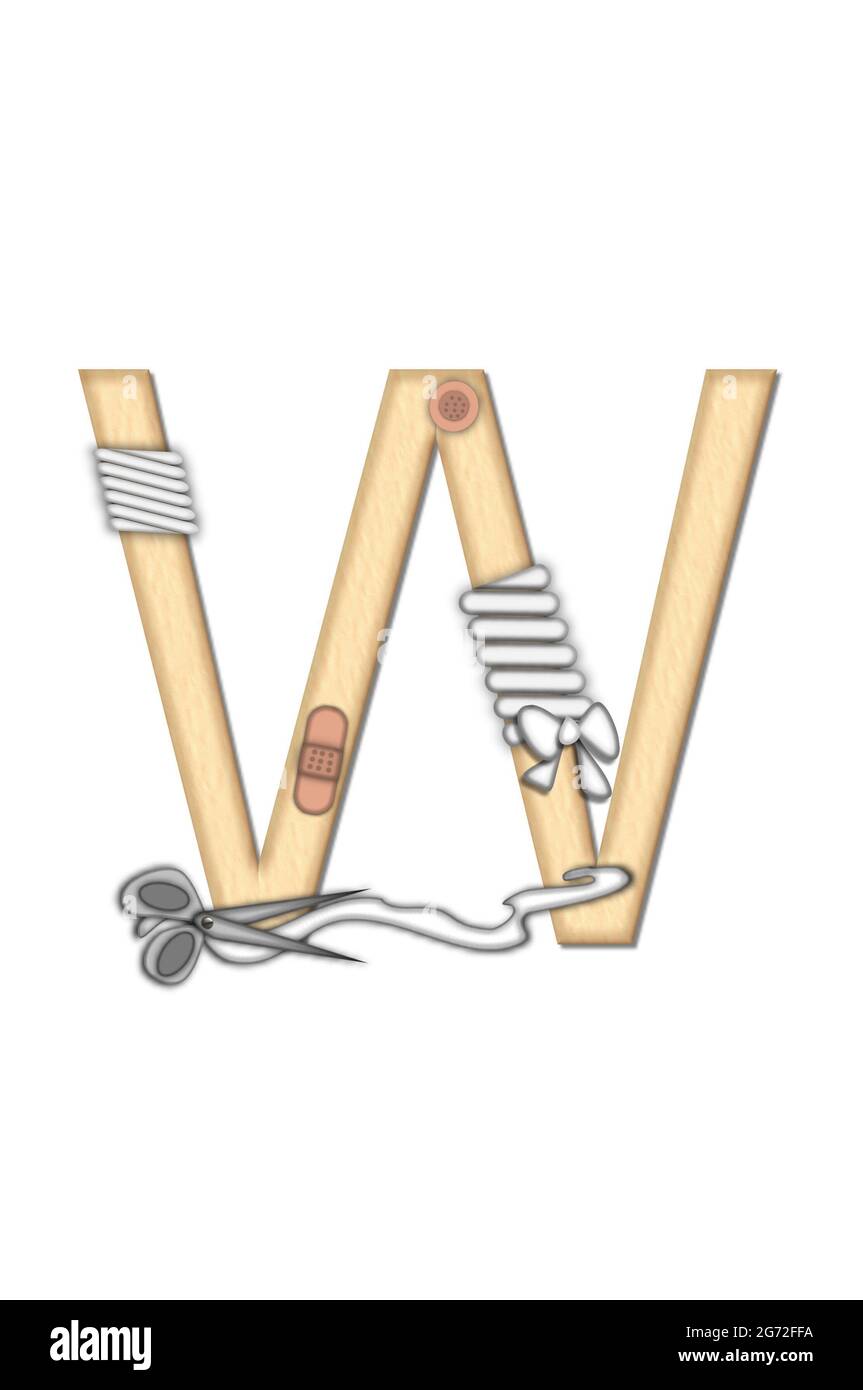 Alphabet letter W, in the set Boo Boo, is tan to represent the color of ...