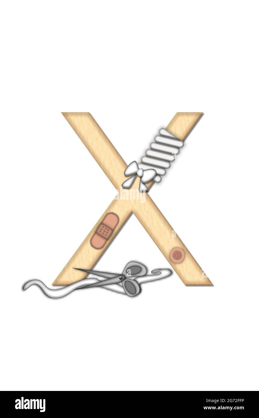 Alphabet letter X, in the set Boo Boo, is tan to represent the color of ...