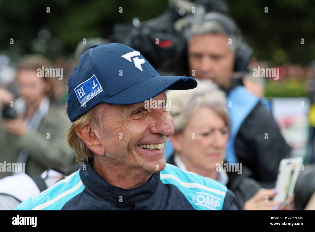 Goodwood, West Sussex, UK. 10th July 2021. Emerson Fittipaldi at the ...