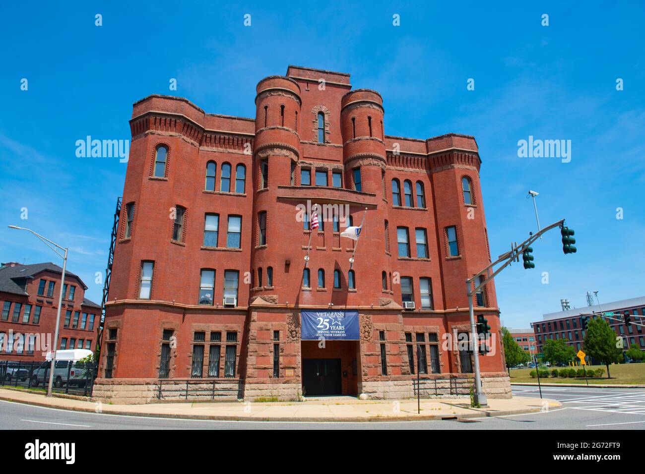 Historic buildings at 44 Salisbury Street at Grove Street in downtown ...