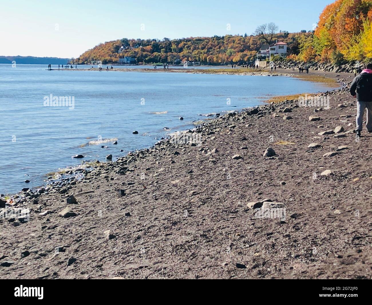 At the Beach. During the Fall Stock Photo - Alamy