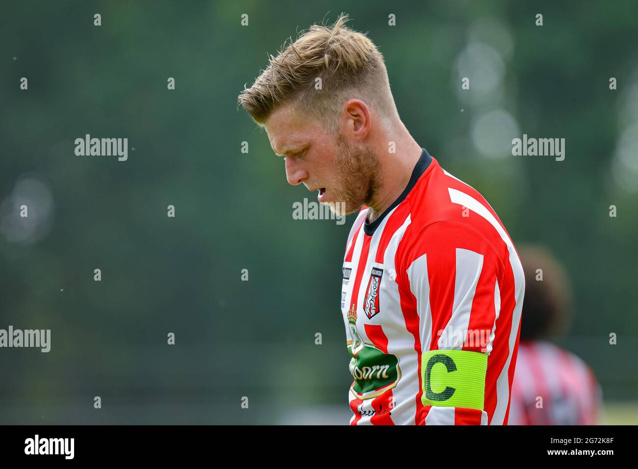 HOORN, NETHERLANDS - JULY 10: Nick de wit player of Hollandia during ...