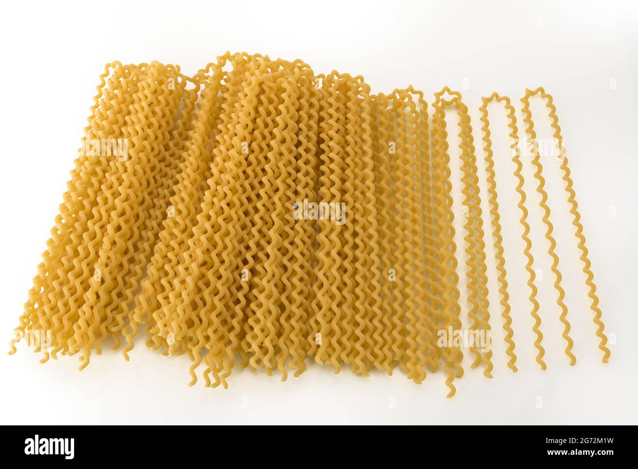 long fusilli Italian dry raw pasta bronze drawn, from Gragnano,Naples ...