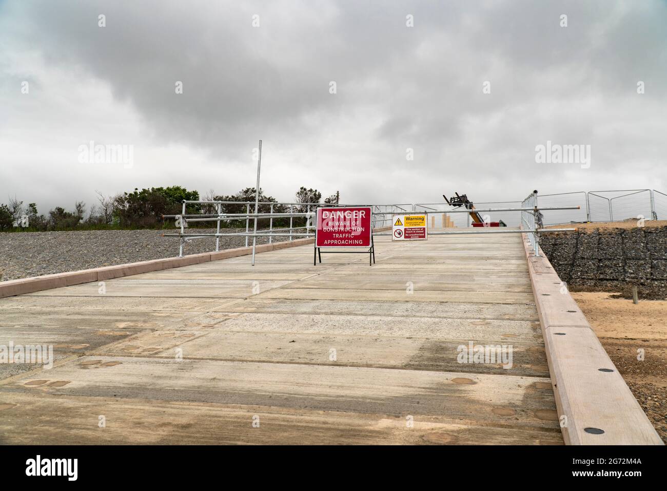 New concrete life boat launch ramp under construction Stock Photo - Alamy