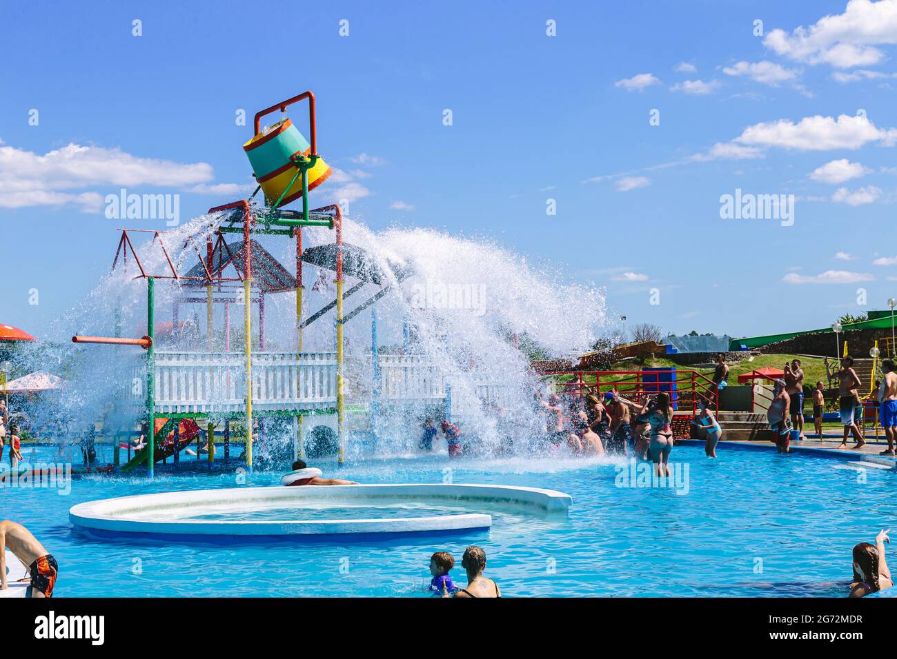 Children playing water argentina hi-res stock photography and images ...