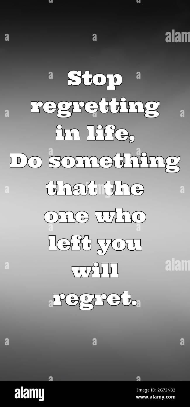 Regretting hi-res stock photography and images - Alamy