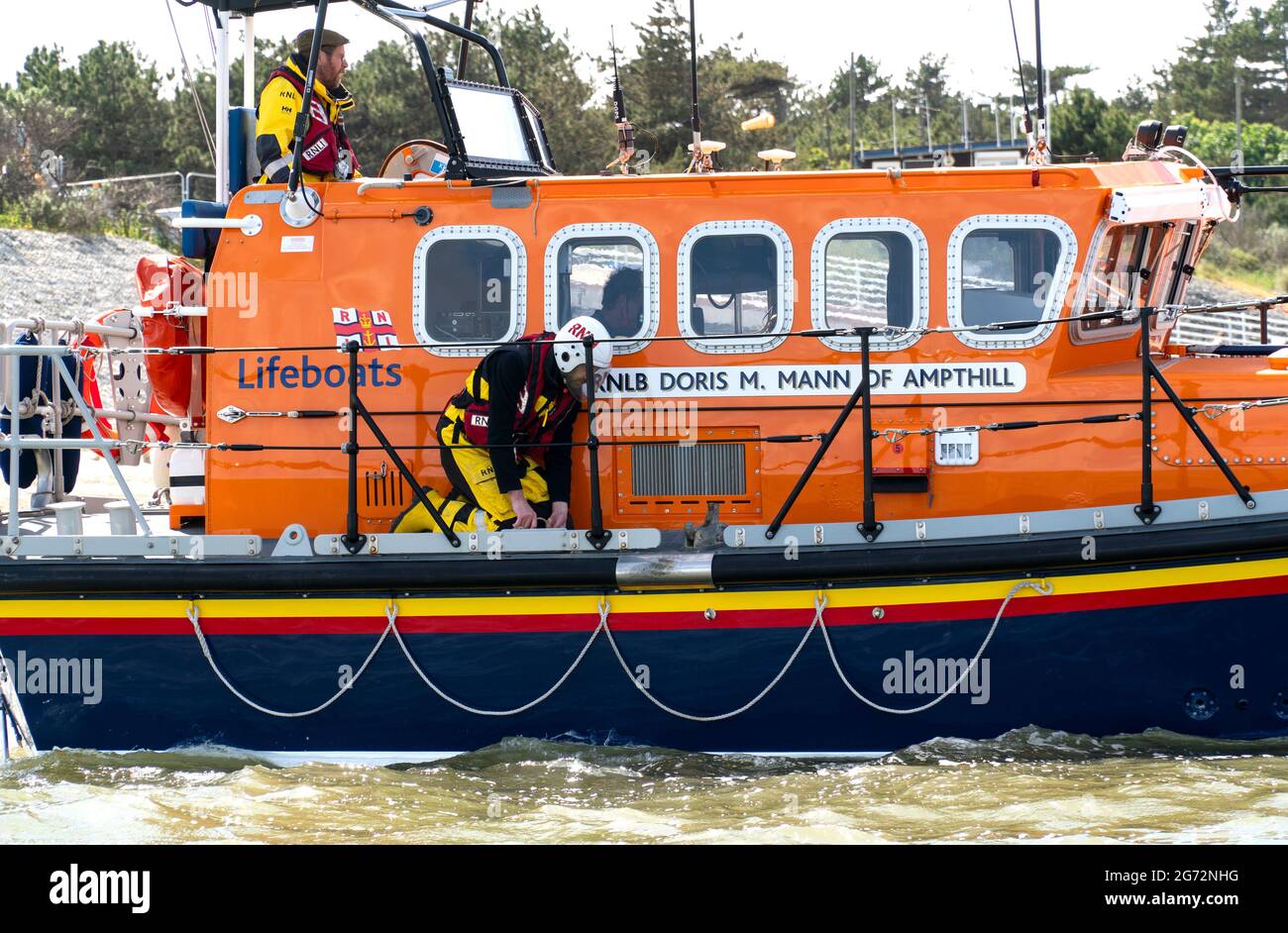 Crewed by volunteers hi-res stock photography and images - Alamy