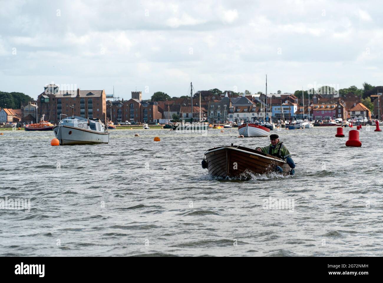 Old man moving boat hi-res stock photography and images - Alamy