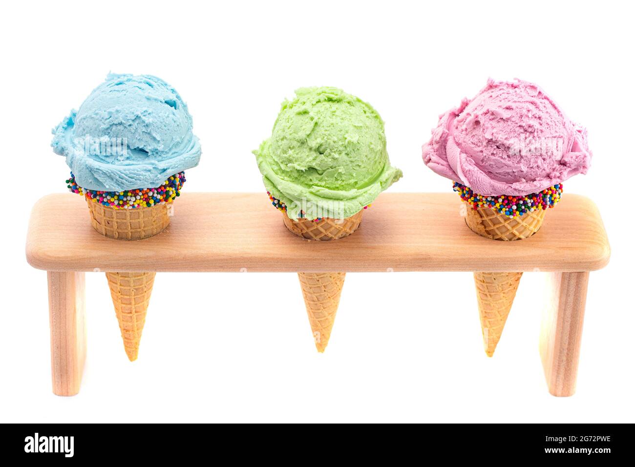 Ice cream sprinkles cookie Cut Out Stock Images & Pictures - Alamy