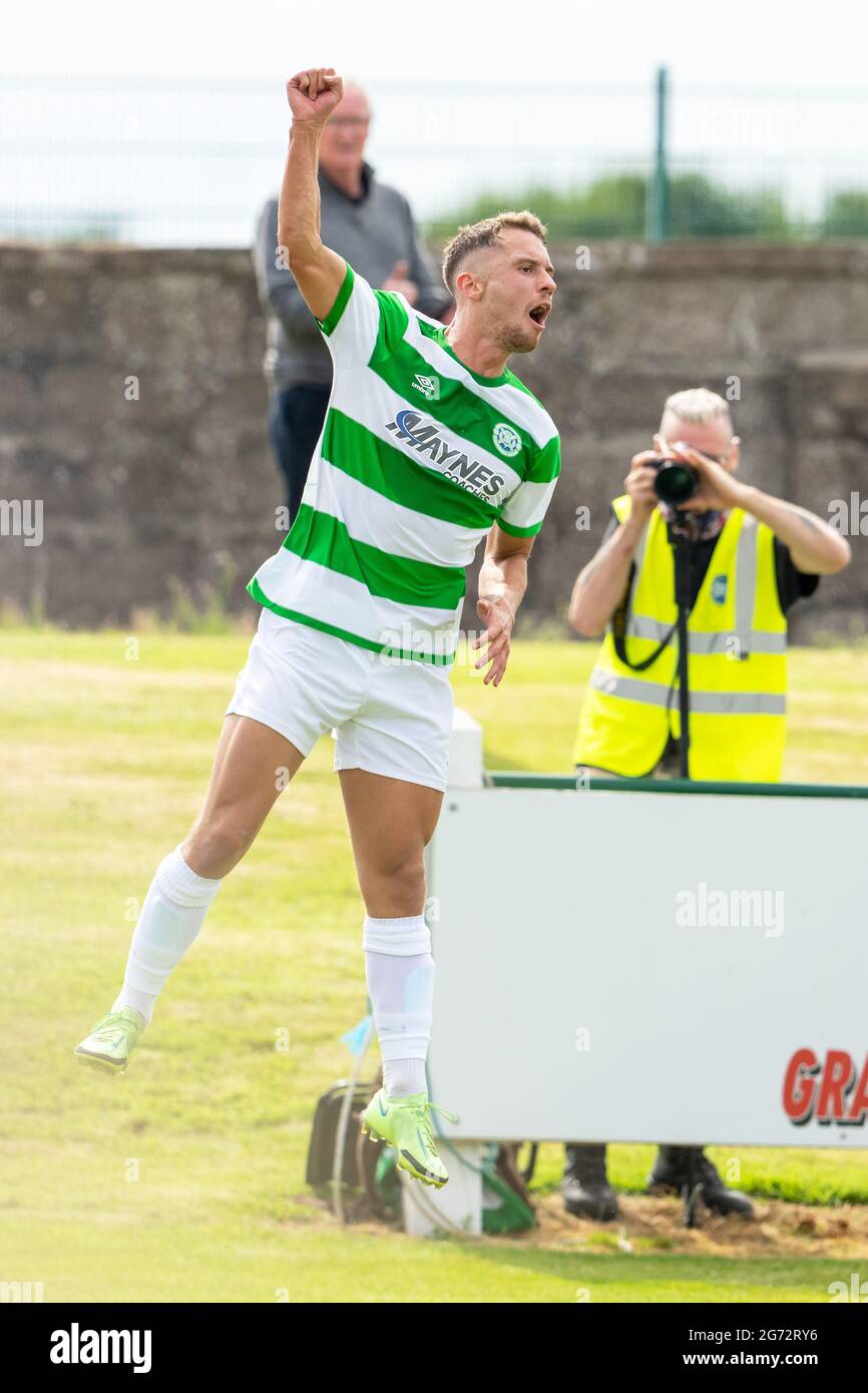 Buckie Thistle FC, Victoria Park, Buckie, Moray, UK. 10th July, 2021 ...